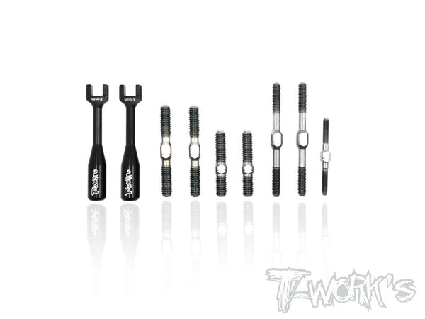 Tb 097 64 Titanium Turnbuckle Set For Kyosho Mp9 Tki4 Gt3 Mp9e Evo T