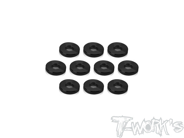 TA-163-1.5-BK Aluminum Shim 3X7.8X1.5mm ( Black ) 10pcs. – T-Work's ...