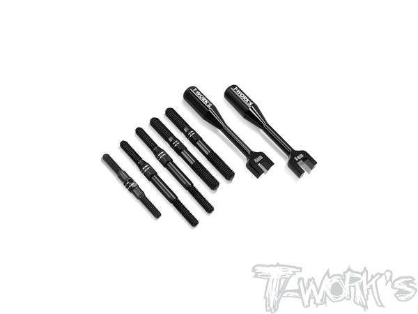 TBB-RC8B4 64 Titanium Black Coating Turnbuckle Set( For Team Associate ...