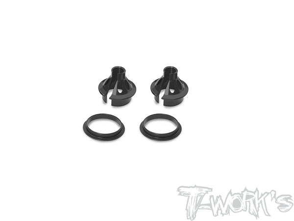 TE-244-I Alum. 13mm Shock Spring Retainer 0 / 5 /9mm ( For Team Associ ...