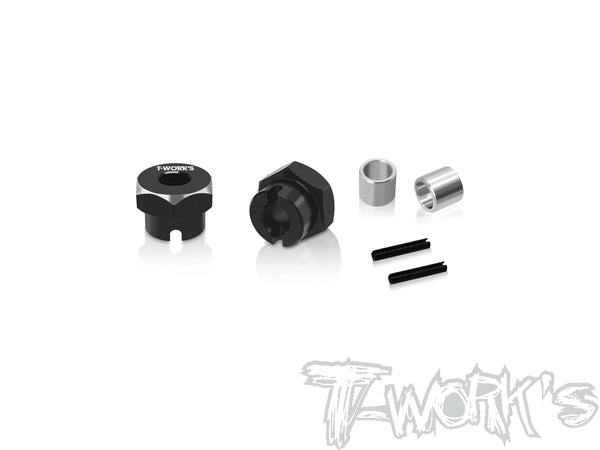 TE-266-H Alum. Rear 12mm Hex Adapter ( For Team Associated RC10 4WD ...