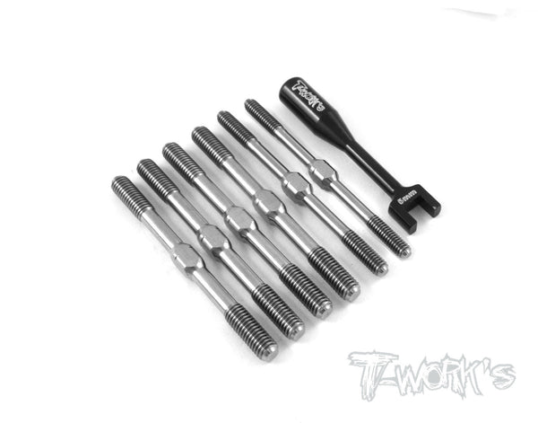 TB-044 LosI 8ight 3.0 Titanium Turnbuckle Set – T-Work's Products