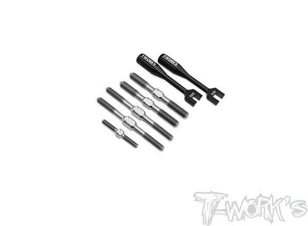 TB-267 64 Titanium Turnbuckle Set ( For Team Associated RC8 B4E ) – T ...