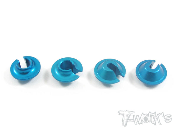 TE-021 Aluminium Spring Cup for Team Associated ( 4pcs. ) – T-Work's ...