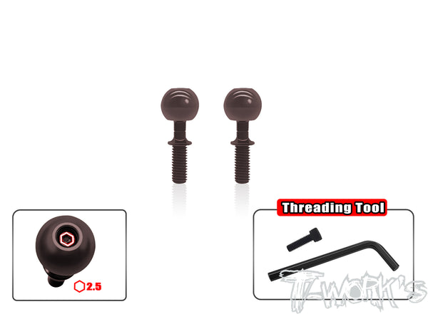 TO-329L-MBX Spring Steel Pillow Ball Anti-Clockwise Shaft( For Mugen M ...
