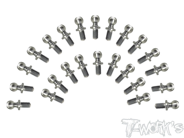 TP-121 64 Titanium Ball End set ( For Tamiya Formula E Gen2 Car TC-01 ...