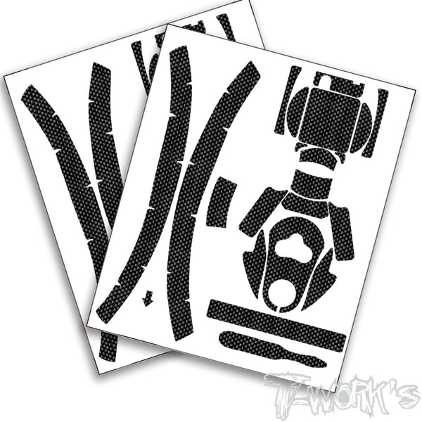 TS-047 Shiny Graphite Sticker (For Eartec ) 2pcs. – T-Work's Products