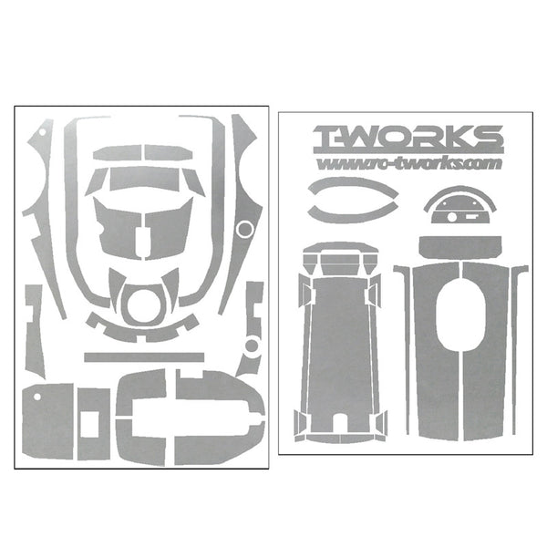 TS-048M Mirror Chrome Radio Skin Sticker For Futaba 4PM 4colors – T ...